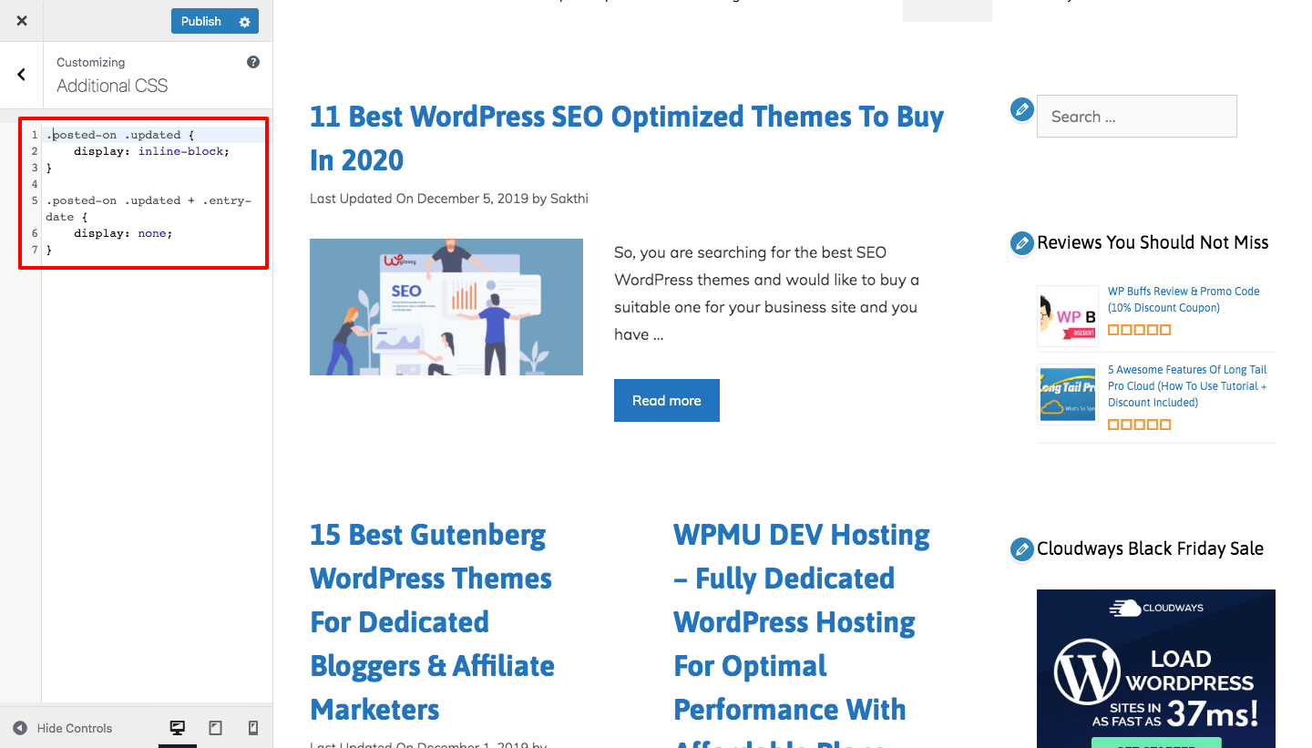 How To Show Last Updated Date In GeneratePress Theme?