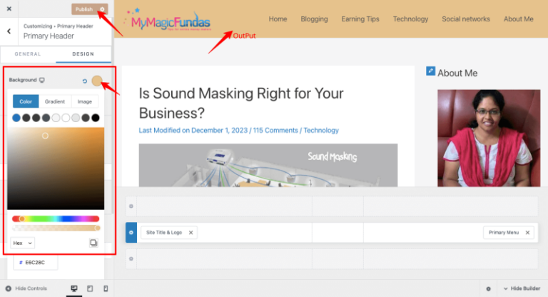 2 Ways To Change Header Background Color In Astra Theme 2 Ways To Change Header Background Color In Astra Theme